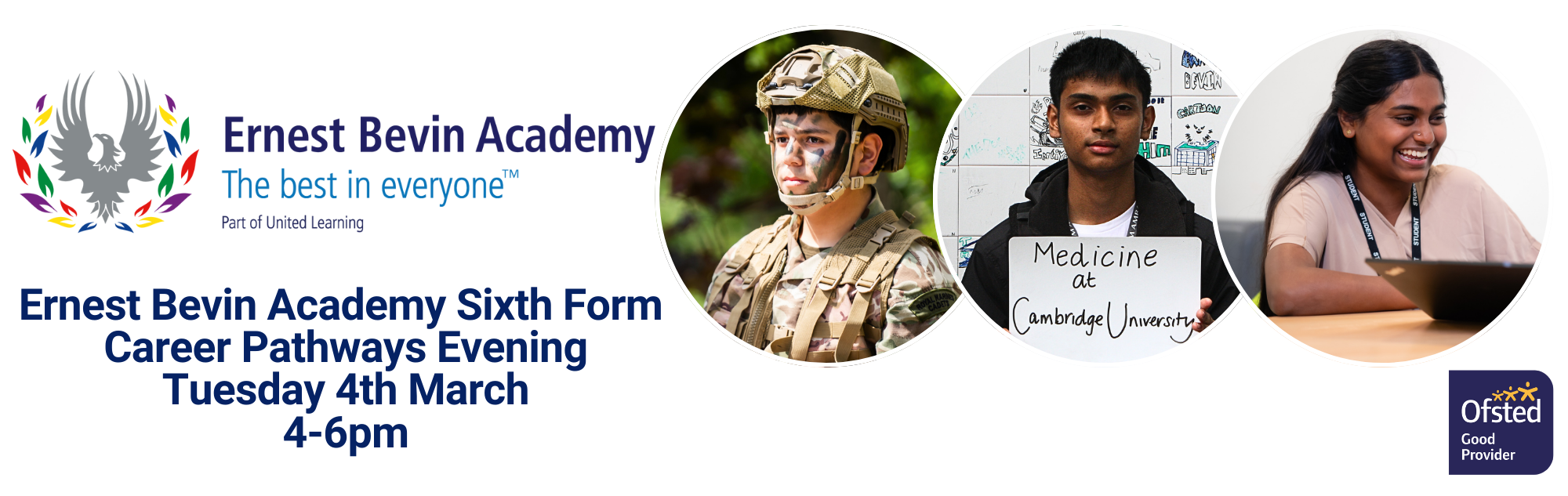 Sixth Form Admissions | Sixth Form South London | Ernest Bevin Academy